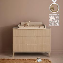 Paidi Wickelaufsatz &raquo;JONTE in Beige, zur Erweiterung der Kommode&laquo; Wickelauflage aus Holz, mit gerundeten Kanten Holzwerkstoff B/H/T: 124cm x 13cm x 