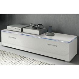 Lowboard &raquo;Show TV-Board, TV-Schrank&laquo; Breite 120 oder 180 cm wei&szlig; B/H/T: 120cm x 31cm x 40cm