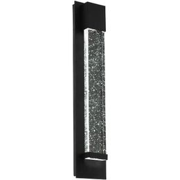 Eglo Wandleuchte &raquo;Villagrazia Wandlampe, Au&szlig;eneleuchte aus Alu und Glas, IP44, Lampe&laquo; LED-Modul 1 Stk. Warmwei&szlig; Wand-/Deckenleuchte - L12 x H40 x AL7 