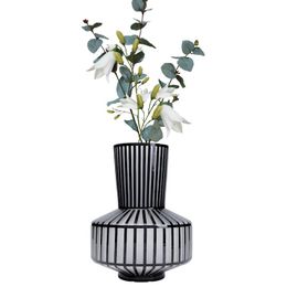 KARE Tischvase &raquo;Vase Roulette 31&laquo; schwarz Glas B/H/T: 24,5cm x 31cm x 24,5cm