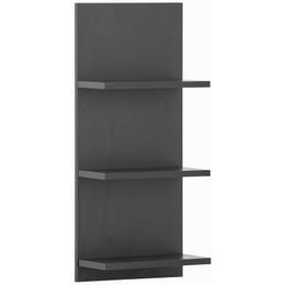 Welltime Wandregal &raquo;Palermo, Breite 30 cm made in Germany&laquo; 3 Regalb&ouml;den grau Holzwerkstoff B/H/T: 30,3cm x 70,2cm x 17,4cm