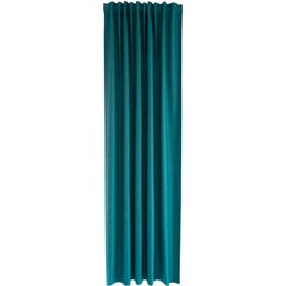 HOMING Vorhang &raquo;RE-Allen&laquo; verdeckte Schlaufen 1 Stk. tlg. Fertigschal RE-Allen blau Polyester 245cm, verdeckte Schlaufen, 140cm