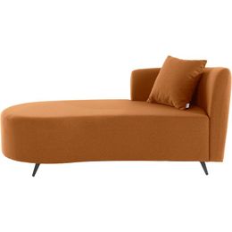 Home Affaire Recamiere &raquo;Hulby&laquo; wahlweise mit und ohne Hocker und Armlehne links oder rechts rosa 100% Polyester B/H/T: 182cm x 82cm x 90cm, Struktur 