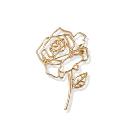 Aniston Jewelry & Watches Damen Aniston JEWELRY & WATCHES Brosche &raquo;Schmuck Geschenk Messing Ansteckschmuck Rose&laquo; () gold Einheitsgr&ouml;&szlig;e