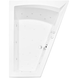 Ottofond Whirlpool-Badewanne &raquo;Galia I Mod. A&laquo; 170x100 cm wei&szlig; Sanit&auml;racryl Wanne rechts