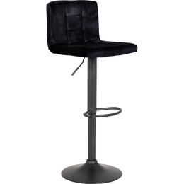 Hela Barhocker &raquo;Amanda II H&laquo; drehbar, h&ouml;henverstellbar schwarz B/H/T: 40cm x 85cm x 48cm, schwarz