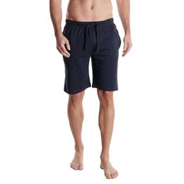 Tom Tailor Herren Tom Tailor Bermudas &raquo;Cansas&laquo; Bindeband, Seitentaschen, bequem, atmungsaktiv, elastisch blau 48S, N-Gr