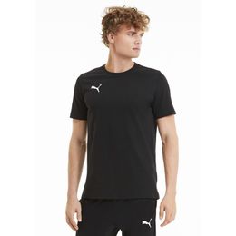 Puma Herren Trainingsshirt "TEAMGOAL 23 CASUALS TEE", schwarz, Gr. XXL, unifarben, Jersey, Obermaterial: 100% Baumwolle, Shirts, Kurzarmdesign, mit