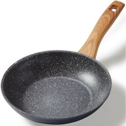 Stoneline Bratpfanne &raquo;Back to Nature&laquo; Aluminium 1 Stk. tlg. Induktion grau &Oslash; 20cm + H&ouml;he 4,3cm
