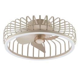 Brilliant LED Deckenleuchte &raquo;Capo&laquo; LED-Modul 1 Stk. warmwei&szlig; - kaltwei&szlig; LED-Ventilator, &Oslash; 48 cm, 4200 lm, dimmbar, CCT 1, &Oslash; 48cm H: 17cm, 1 Stk.