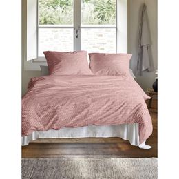 Irisette Bettw&auml;sche &raquo;Easy 8659&laquo; 2 k&uuml;hlend und atmungsaktiv, pflegeleicht und b&uuml;gelfrei rosa Seersucker, Obermaterial: 100% Baumwolle B/L: 155cm x 220cm, 1 Stk.