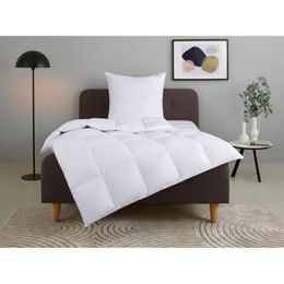 OTTO home G&auml;nsedaunenbettdecke + Kopfkissen &raquo;Litrone Bettdecke 135x200 cm, 155 x220 cm&laquo; Set mit Kissen 40x80 cm, 80x80 cm, Fr&uuml;hling, Sommer, Herbst, 
