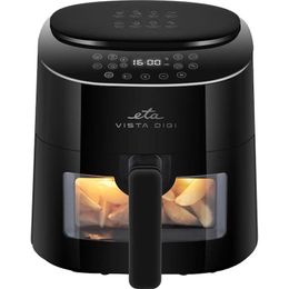 2THETA eta Hei&szlig;luftfritteuse &raquo;ETA116890000 Vista Digi&laquo; 1300 W schwarz Einheitsgr&ouml;&szlig;e Hei&szlig;luftfritteuse