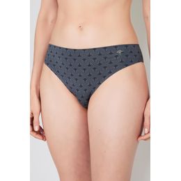 JOOP! JOOP Damen Slip "Sensation", Gr. 34, grau, Jersey, Obermaterial: 85% Polyamid, 15% Elasthan, bedruckt, Unterhosen, mit elastischen Beinabschl&uuml;ssen
