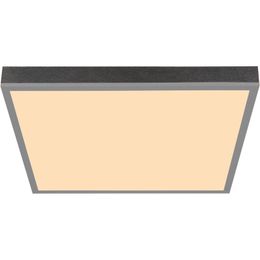 Globo LIGHTING Deckenleuchte &raquo;DORO&laquo; LED-Modul 1 Stk. Warmwei&szlig; Deckenlampe Wohnzimmer-Leuchte Schlafzimmer-Leuchte Flur K&uuml;che H: 6,5cm, 1 Stk.