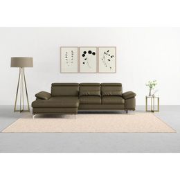 Sit & More sit&more Ecksofa &raquo;Cabrio L-Form, B: 295 cm, mit Sitztiefen-, Arm- & Kopfteilverstellung&laquo; 2 Nierenkissen, Federkern, optional Schlaffunktion und 