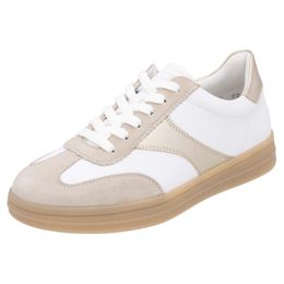 Remonte Damen Sneaker , Freizeitschuh, Halbschuh, Schn&uuml;rschuh mit gepolstertem Schaftrand gold 36