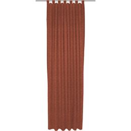 WIRTH Vorhang &raquo;Trondheim B&laquo; Schlaufen 1 Stk. tlg. nach Ma&szlig; braun Polyacryl 215cm, Schlaufen, 132cm
