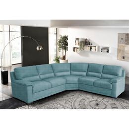 Egoitaliano Ecksofa &raquo;Doris, modernes Designerecksofa in hochwertigen Microfaserqualit&auml;ten&laquo; edle Detailverarbeitung, wahlweise fleckenabweisend oder in Lederoptik 