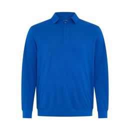 Herren Poloshirt "auch in Grosse Gr&ouml;&szlig;en bis Gr. 7XL Bauch-Fit", blau, Basic, Gr. 6XL, MAN'S WORLD PLUS, unifarben, Piqu&eacute;, Obermaterial: 100%