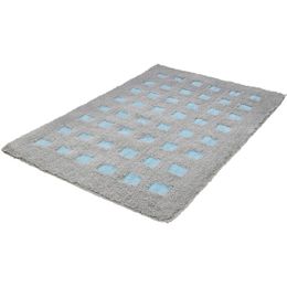 Kleine Wolke Badematte &raquo;Boxes, Badvorleger, Badezimmer Teppich&laquo; H&ouml;he 20 mm rutschhemmend beschichtet fu&szlig;bodenheizungsgeeignet Badteppich, modernes Design, Hoch/