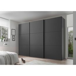 STAUD Schwebet&uuml;renschrank &raquo;Includo, Made in Germany&laquo; Mit vier verschiedenen Ausstattungsvarianten Holzwerkstoff vulkan, B/H/T: 280cm x 222cm x 68cm, 