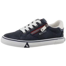 Mustang Shoes Kinder Sneaker &raquo;Inken&laquo; Freizeitschuh, Halbschuh, Schn&uuml;rschuh mit Logoschriftz&uuml;gen 33