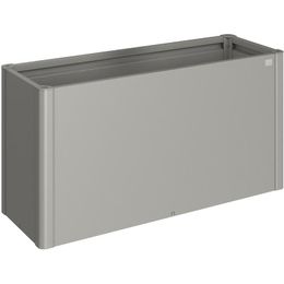 BioHort Hochbeet &raquo;BELVEDERE maxi 1,5x0,5; verschiedene Farben&laquo; 152x53x77 cm, extrem langlebig, aus Metall grau Stahl B/H/T: 152cm x 77cm x 54,7cm
