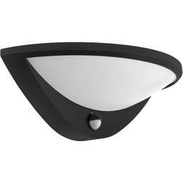 Eglo Wandleuchte &raquo;Belcreda Au&szlig;en-Wandlampe, Au&szlig;enleuchte, Aluguss und Kunststoff, IP44&laquo; LED-Modul 1 Stk. Warmwei&szlig; Wand-/Deckenleuchte - L33 x H12,5 x 