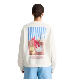 Marc O'Polo Marc O'polo Denim Damen Marc O'Polo DENIM Sweatshirt &raquo;oversized mit markantem R&uuml;ckenprint&laquo; L