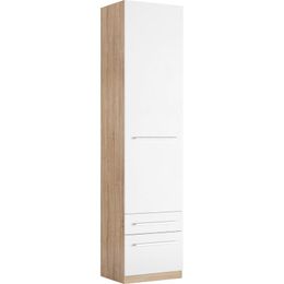 Priess Kleiderschrank &raquo;Schrank Garderobe W&auml;scheschrank Barcelona in 5 Breiten&laquo; viel Stauraum, ger&auml;umige Schubk&auml;sten, mit Spiegel, MADE IN GERMANY wei&szlig;