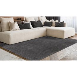 Arte Espina Teppich &raquo;Nila 100&laquo; rechteckig 20 mm H&ouml;he grau Polypropylen (PP) B : 80cm 1 Stk., 20mm, L: 150cm