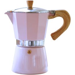 gnali & zani Espressokocher &raquo;Venezia&laquo; 9 Tassen, Induktion, Made in Italy rosa 9