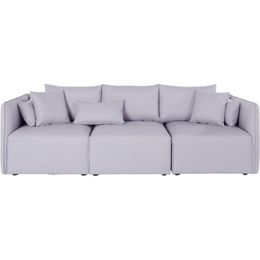OTTO home 3-Sitzer &raquo;N&ouml;re&laquo; 3 Teile, in vielen Bezugsqualit&auml;ten und Farben s. auch "N&ouml;re" grau Samtoptik (100% Polyester);Struktur (100% Polypropylene);