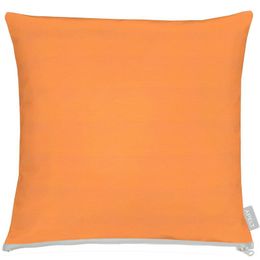 Apelt Dekokissen &raquo;3800&laquo; Statement-Rei&szlig;verschluss orange Obermaterial: 75% Polyester, 25% Baumwolle B/L: 40cm x 40cm, 1 Stk.