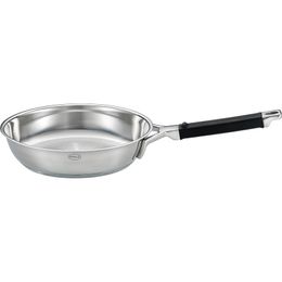 R&ouml;sle R&Ouml;SLE Bratpfanne &raquo;SILENCE PRO&laquo; Edelstahl 18/10 1 Stk. tlg. nat&uuml;rliche Quarzversiegelung ohne PTFE/PFAS, Induktion silber &Oslash; 20cm + H&ouml;he 8,5cm