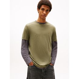 Tommy Jeans Herren T-Shirt &raquo;TJM XSLIM JASPE HTR TEE EXT&laquo; Mit Rundhalsausschnitt S