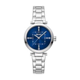 DKNY Damen DKNY Quarzuhr &raquo;Urban&laquo; Armbanduhr, Damenuhr, Edelstahlarmband, analog silber Einheitsgr&ouml;&szlig;e