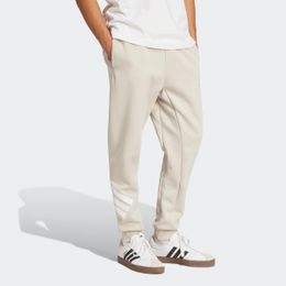Herren Sporthose "FUTURE ICONS 3-STREIFEN", grau, Gr. XXXL, adidas Sportswear, Obermaterial: 67% Polyester, 33% Baumwolle, Hosen