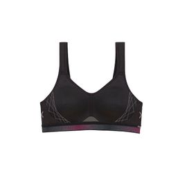 triaction by Triumph B&uuml;gel-BH &raquo;Triaction Cardio Flow P EX&laquo; extremer Halt, ohne B&uuml;gel, schnelltrocknend und atmungsaktiv schwarz 75, Cup E B&uuml;gel-BH