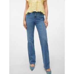 V&eacute;ro Moda Vero Moda Damen Gerade Jeans &raquo;VMTESSA HR STRAIGHT JEANS LI3114 GA NOOS&laquo; blau 26, L&auml;nge 30