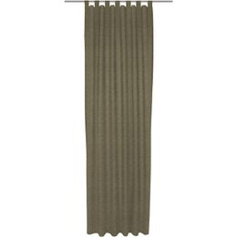 WIRTH Vorhang &raquo;Trondheim B&laquo; Schlaufen 1 Stk. tlg. nach Ma&szlig; braun Polyacryl 355cm, Schlaufen, 132cm