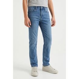 STACCATO Kinder 5-Pocket-Jeanslight blau d, Gr. 170, unifarben, Denim/Jeans, Obermaterial: 80% Baumwolle, 19% Polyester, 1% Elasthan, Jeans, mit