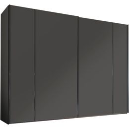 STAUD Schwebet&uuml;renschrank &raquo;Sonett 100 G, Made in Germany&laquo; mit vier verschiedenen Ausstattungsvarianten grau Holzwerkstoff Vulkan, B/H/T: 270cm x 240cm