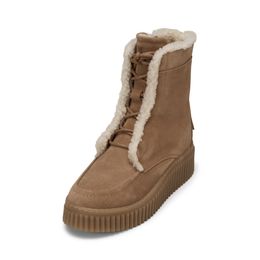 Marc O'Polo MARC O'POLO Damen Stiefelette "mit Innenzipper", Gr. 41, braun, Obermaterial: 100% Leder (Rind), unifarben, Schuhe