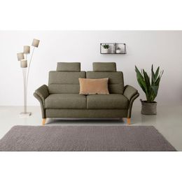 OTTO home 3-Sitzer &raquo;Westerland&laquo; Federkern-Polsterung. wahlweise mit Armlehnfunktion gr&uuml;n 100% Polyester B/H/T: 186cm x 90cm x 89cm, Struktur,mit 