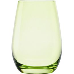 Becher &raquo;ELEMENTS&laquo; 6-teilig gr&uuml;n Glas &Oslash; 8,5cm x 12cm, 465ml, 6 Stk.