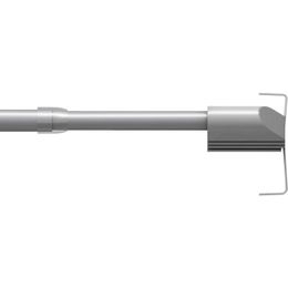 Garesa Scheibenstange &raquo;&oslash; 12 mm"&laquo; &Oslash; 12 mm ausziehbar Montage am Fensterrahmen, ausziehbar, Klemmfunktion, ohne Bohren grau L: 135cm - 225cm &Oslash; 12mm