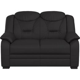 COTTA 2-Sitzer &raquo;Marcus&laquo; Sofa mit hoher R&uuml;ckenlehne schwarz 64% Polyurethan, 25% Polyester, 11% Baumwolle B/H/T: 138cm x 99cm x 99cm, Kunstleder 