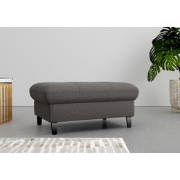 Sit & More sit&more Stauraumhocker &raquo;Maggiore&laquo; mit Stauraum grau 95% Polyester, 5% Polyamid B/H/T: 102cm x 48cm x 67cm, Luxus-Microfaser Euphoria,mit Stauraum,